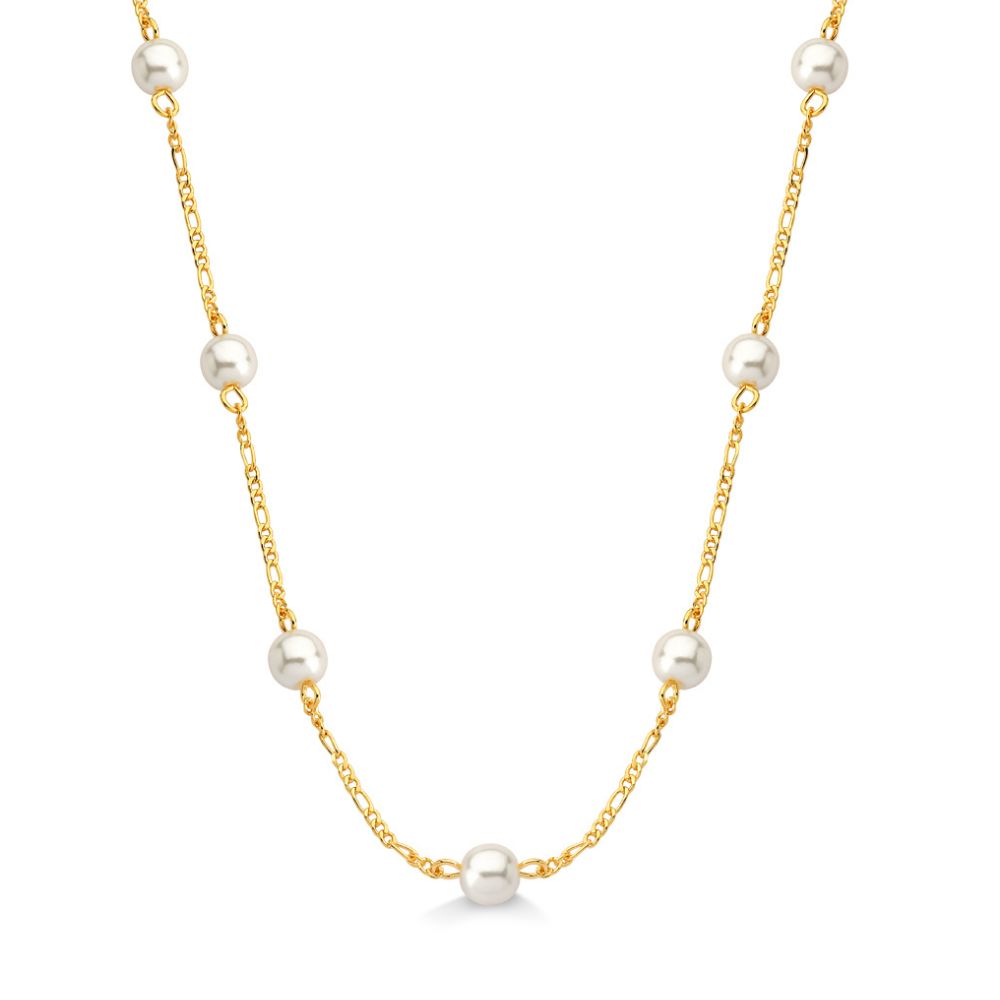 Collar de Perlas con Oro Laminado | Vanité Joyas